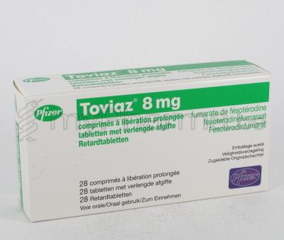 BVBA apotheek Patrick Meysen 3990 Peer : Welkom > TOVIAZ 8 MG 28 TABL