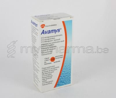 Pharmacie Meysen SPRL 3990 Peer : Home > AVAMYS 27,5MCG/DOSE 120 DOSES ...