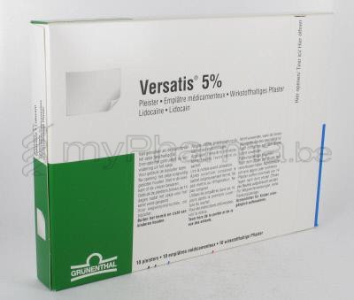BVBA apotheek Patrick Meysen 3990 Peer : VERSATIS 5% 10 PATCHES