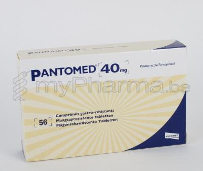 BVBA apotheek Patrick Meysen 3990 Peer : Welkom > PANTOMED 40 MG 56 TABL