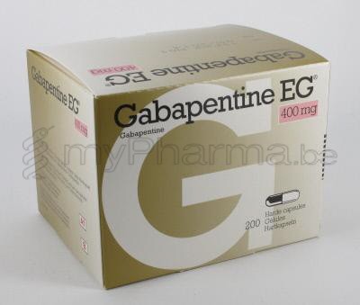 BVBA apotheek Patrick Meysen 3990 Peer : Welkom > GABAPENTINE EG 400 MG ...