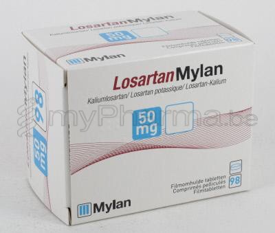 BVBA apotheek Patrick Meysen 3990 Peer : Welkom > LOSARTAN MYLAN 50 MG ...