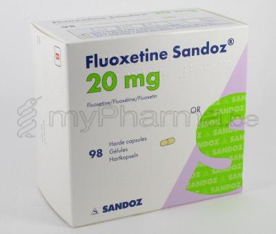 BVBA apotheek Patrick Meysen 3990 Peer : FLUOXETINE SANDOZ 20 MG 98 CAPS