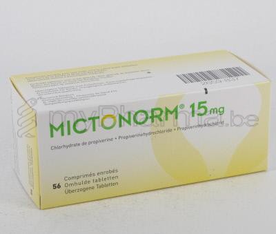 BVBA apotheek Patrick Meysen 3990 Peer : Welkom > MICTONORM 15 MG 56 TABL