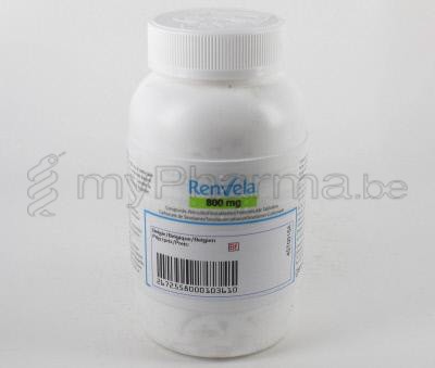 Pharmacie Meysen SPRL 3990 Peer : Home > RENVELA 800 MG 180 COMP