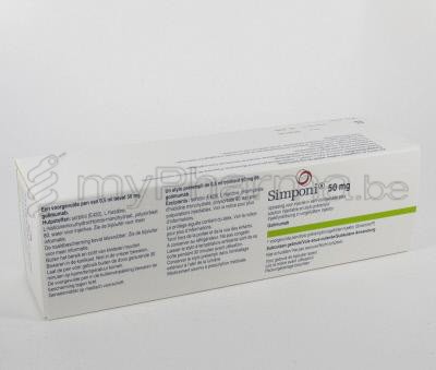 Pharmacie Meysen SPRL 3990 Peer : Home > SIMPONI 50MG/0,5ML 1 STYLO ...