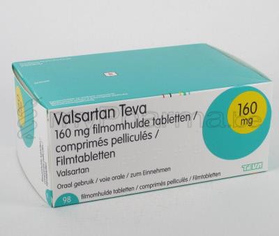 BVBA apotheek Patrick Meysen 3990 Peer : VALSARTAN TEVA 160 MG 98 TABL