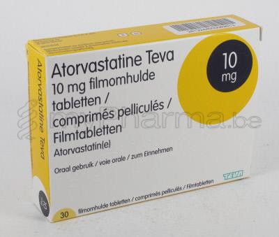 BVBA apotheek Patrick Meysen 3990 Peer : Welkom > ATORVASTATINE TEVA 10 ...