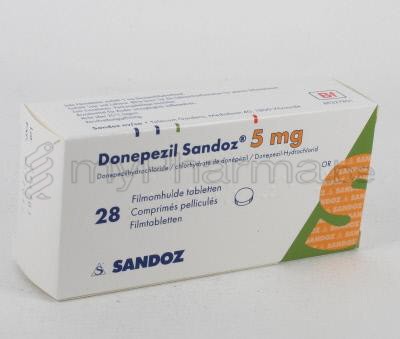 BVBA apotheek Patrick Meysen 3990 Peer : DONEPEZIL SANDOZ 5 MG 28 TABL