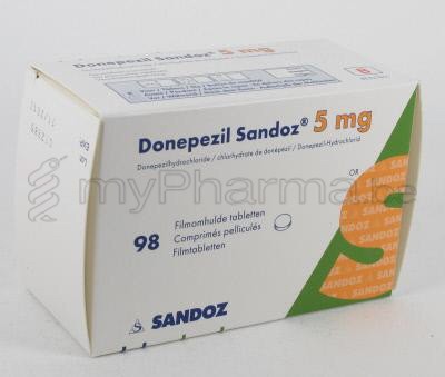 BVBA apotheek Patrick Meysen 3990 Peer : Welkom > DONEPEZIL SANDOZ 5 MG ...
