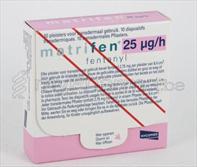 BVBA apotheek Patrick Meysen 3990 Peer : MATRIFEN 25 MCG 10 PLEISTERS