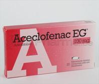 BVBA apotheek Patrick Meysen 3990 Peer : ACECLOFENAC EG 100 MG 20 TABL