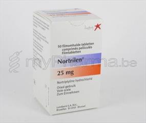 BVBA apotheek Patrick Meysen 3990 Peer : Welkom > NORTRILEN 25 MG 50 TABL