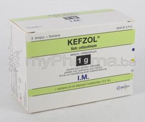 Pharmacie Meysen SPRL 3990 Peer : Home > KEFZOL AMP INJ 3X1G