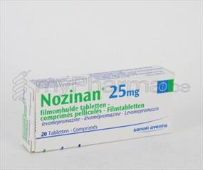 Pharmacie Meysen SPRL 3990 Peer : Home > NOZINAN 25 MG 20 COMP