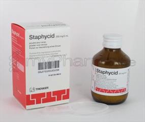Apotheek Meysen Peer 3990 Peer : Welkom > STAPHYCID 250MG/5ML 80 ML SIROOP