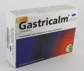 BVBA apotheek Patrick Meysen 3990 Peer : Welkom > GASTRICALM 400 MG 50 TABL