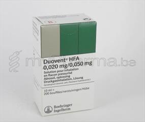 BVBA apotheek Patrick Meysen 3990 Peer : Welkom > DUOVENT HFA INHALATOR ...