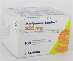 Pharmacie Meysen SPRL 3990 Peer : Home > METFORMINE SANDOZ 850 MG 100 COMP