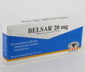 BVBA apotheek Patrick Meysen 3990 Peer : Welkom > BELSAR 20 MG 28 TABL