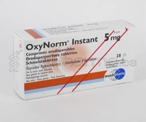 Pharmacie Meysen SPRL 3990 Peer : Home > OXYNORM INSTANT 5 MG 28 COMP