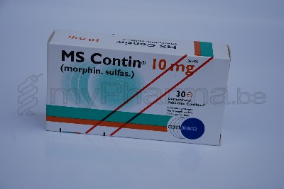 BVBA apotheek Patrick Meysen 3990 Peer : MS CONTIN 10 MG 30 TABL