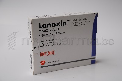 BVBA apotheek Patrick Meysen 3990 Peer : LANOXIN 0,5MG/2ML 5 AMP