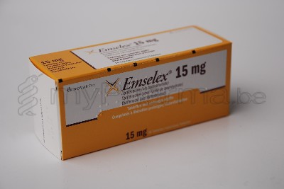 BVBA apotheek Patrick Meysen 3990 Peer : EMSELEX 15 MG 98 TABL