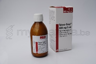 BVBA apotheek Patrick Meysen 3990 Peer : TALOXA 600MG/5ML 230 ML SUSP
